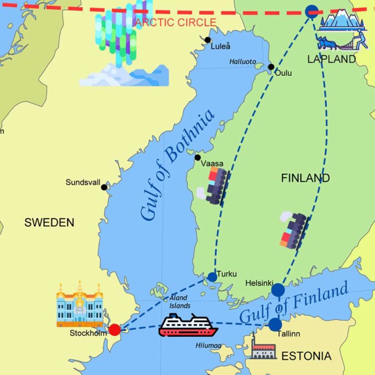 Baltic Cruises, City Tours and Unforgettable Lapland Holidays